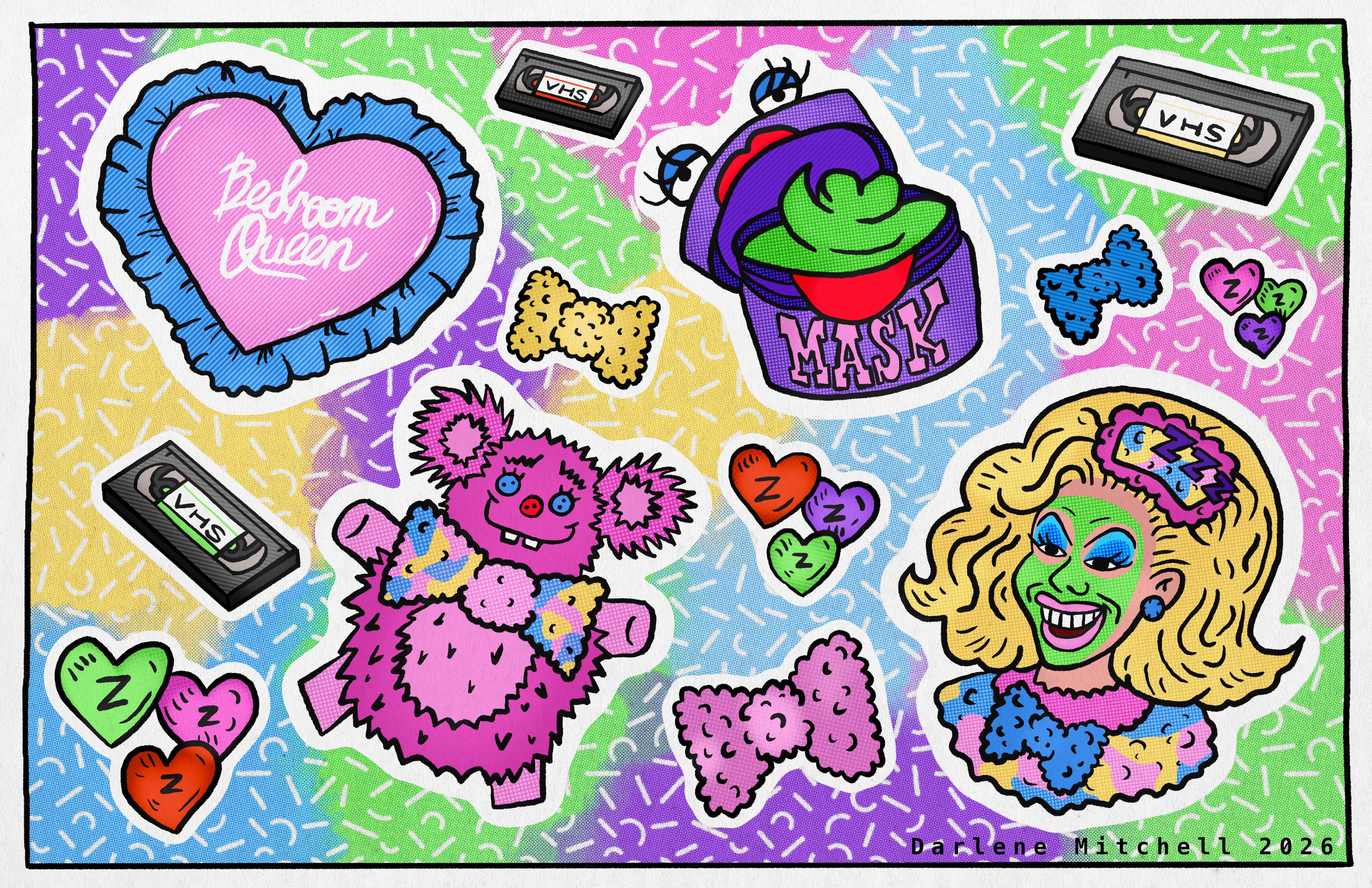 Ready for Bedtime Sticker Sheet – Darlene Mitchell